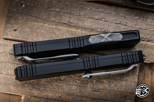 Microtech Ultratech Gen III ZBP OTF Automatic Knife 3.5" M390 Dagger Apocalyptic Stonewash 1122-10AP