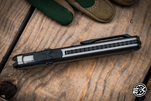 Microtech Glykon Otf Automatic Knife Natural Clear Aluminumtitanium 3