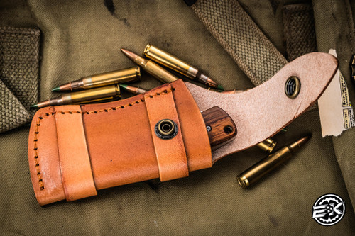 QSP Mustang Limited Edition Folding Knife Desert Ironwood Inlay 3" M390 ...