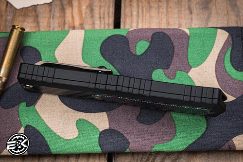 Microtech/Marfione Custom Atreus ZBP OTF Flamed Titanium-Carbon Fiber ...