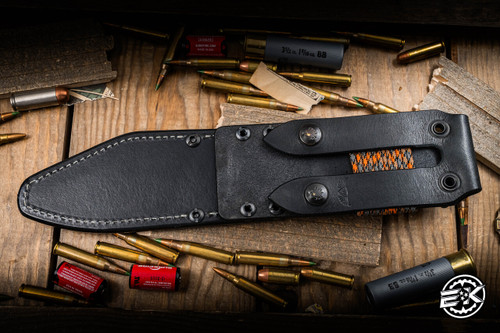 Preowned-RMJ Tactical "Da Choppa" Fixed Blade Black G10 7" Tungsten