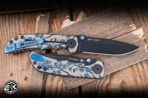 Spartan Blades SF5 SHF Harsey Custom Midnight Bloom Titanium 4 ...
