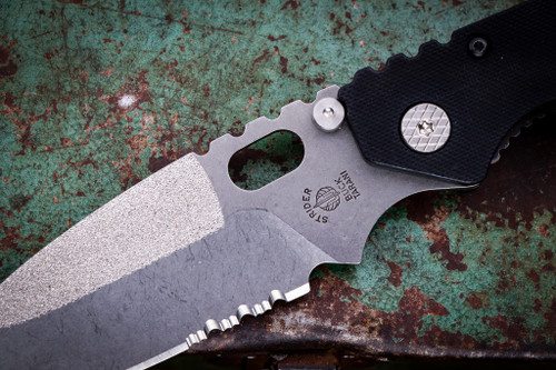Preowned-Buck x Strider Tarani B882 G10 3.5" ATS-34 Serrated