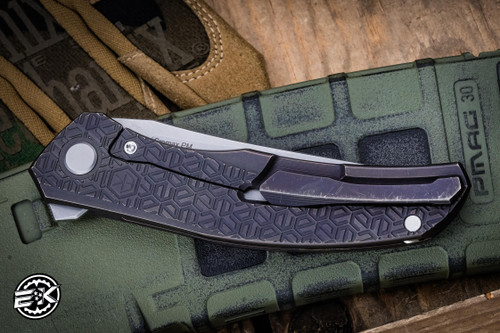 Preowned-Shirogorov Ursus Quantum Purple E-KAMO Titanium 3.75" Stonewash