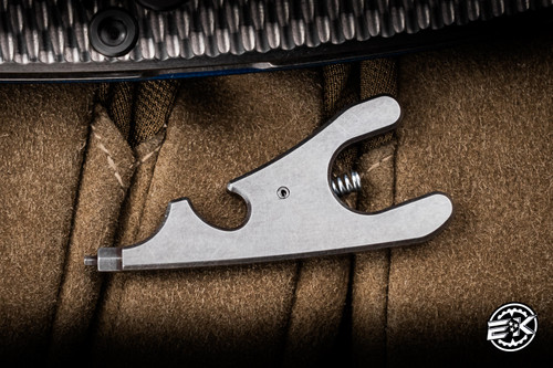 Hinderer Knives Project X Flipper Knife Black G10/Stonewash 3.65" S45VN ...