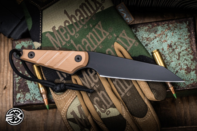 Preowned-Medford UDT-1 Fixed Blade Knife Coyote Tan G10 3.5" S45VN ...