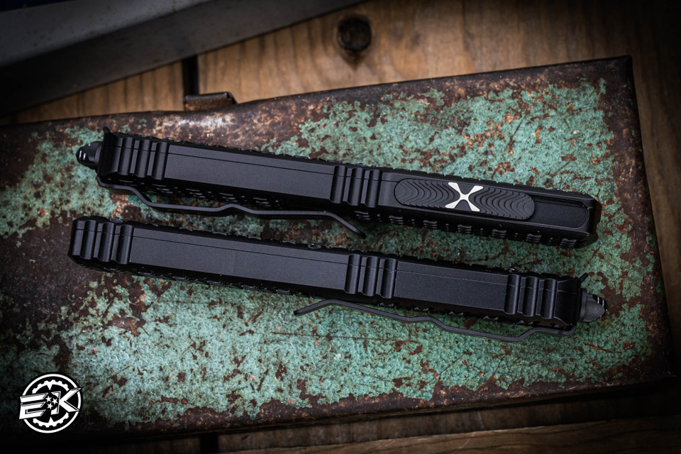 Microtech Ultratech "Sith Lord" OTF Automatic Knife 3.4" Dagger Red ...