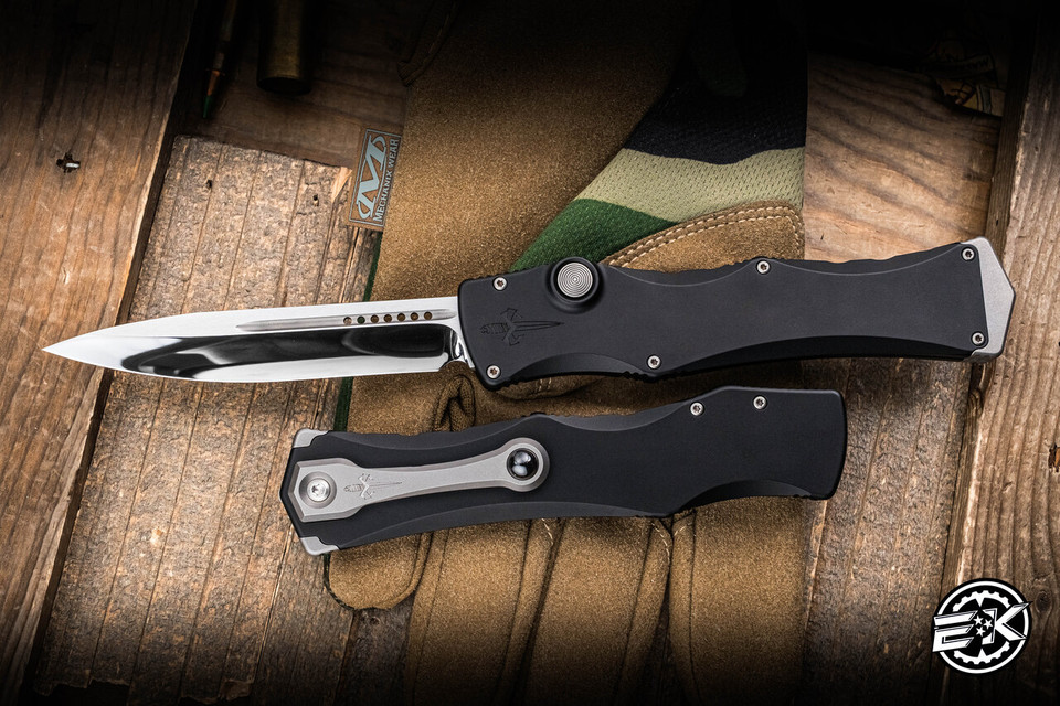 Marfione Custom Halo IV OTF Black Aluminum 3.8" M390 Mirror Polish 1150 ...