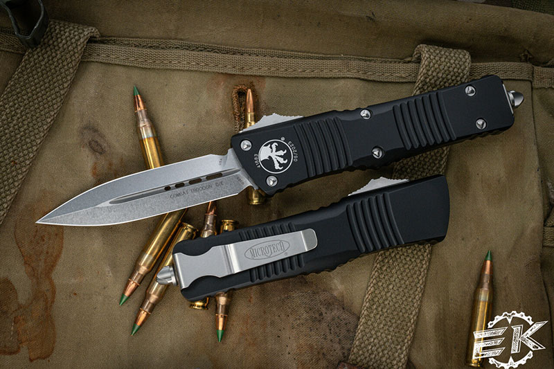 Microtech Combat Troodon vs. Benchmade Infidel OTF Automatic - EKnives LLC