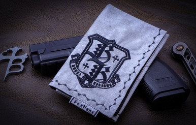 Fox Hanx/Borka Blades V.9 Textured Smokey Grey/Black - EKnives LLC