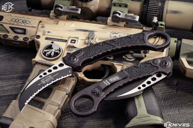 Microtech Hawk Automatic Karambit Prototype Folding Knife 4" Hawkbill ...