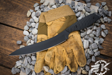 Toor Knives Cardiff Fixed Blade Fillet Knife Black G10 8.0" Black KG ...