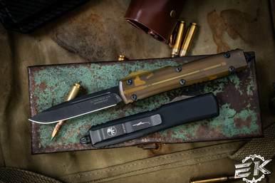 Microtech Ultratech Ultem OTF Knife 3.4" MagnaCut DLC Drop Point 121 ...