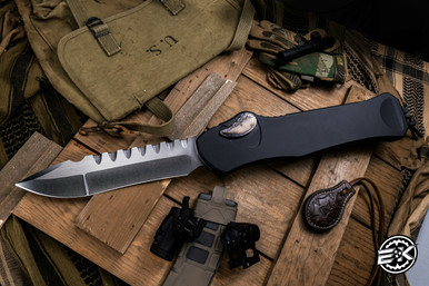 Heretic Knives GIANT Hydra 3X OTF Aluminum Chassis Titanium Accents 11 ...
