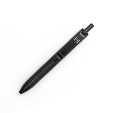 Big Idea Design Mini Click Pen Titanium 3.87" Black