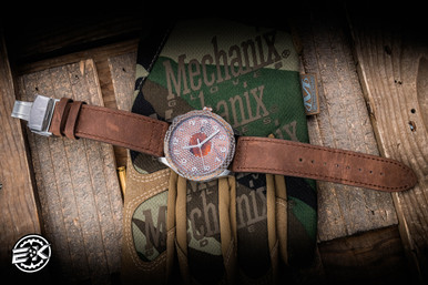 Layer Watches Custom 43MM 316L Superconductor Leather Band