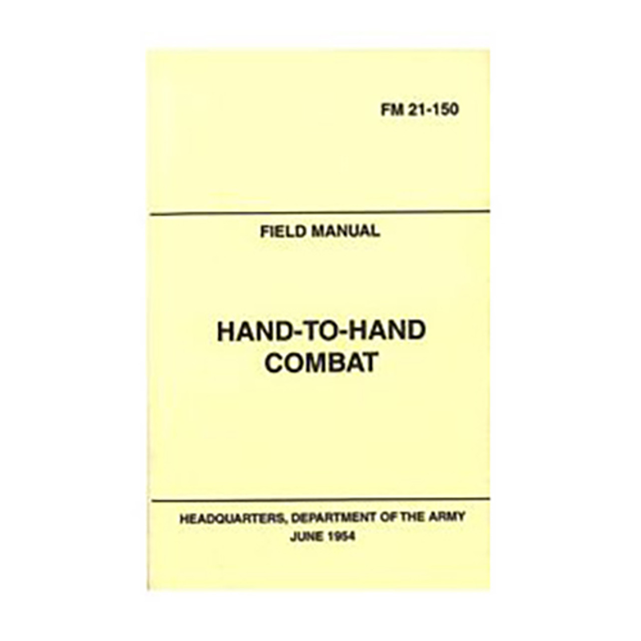 Hand To Hand Combat Manual Thunderhead Outfitters