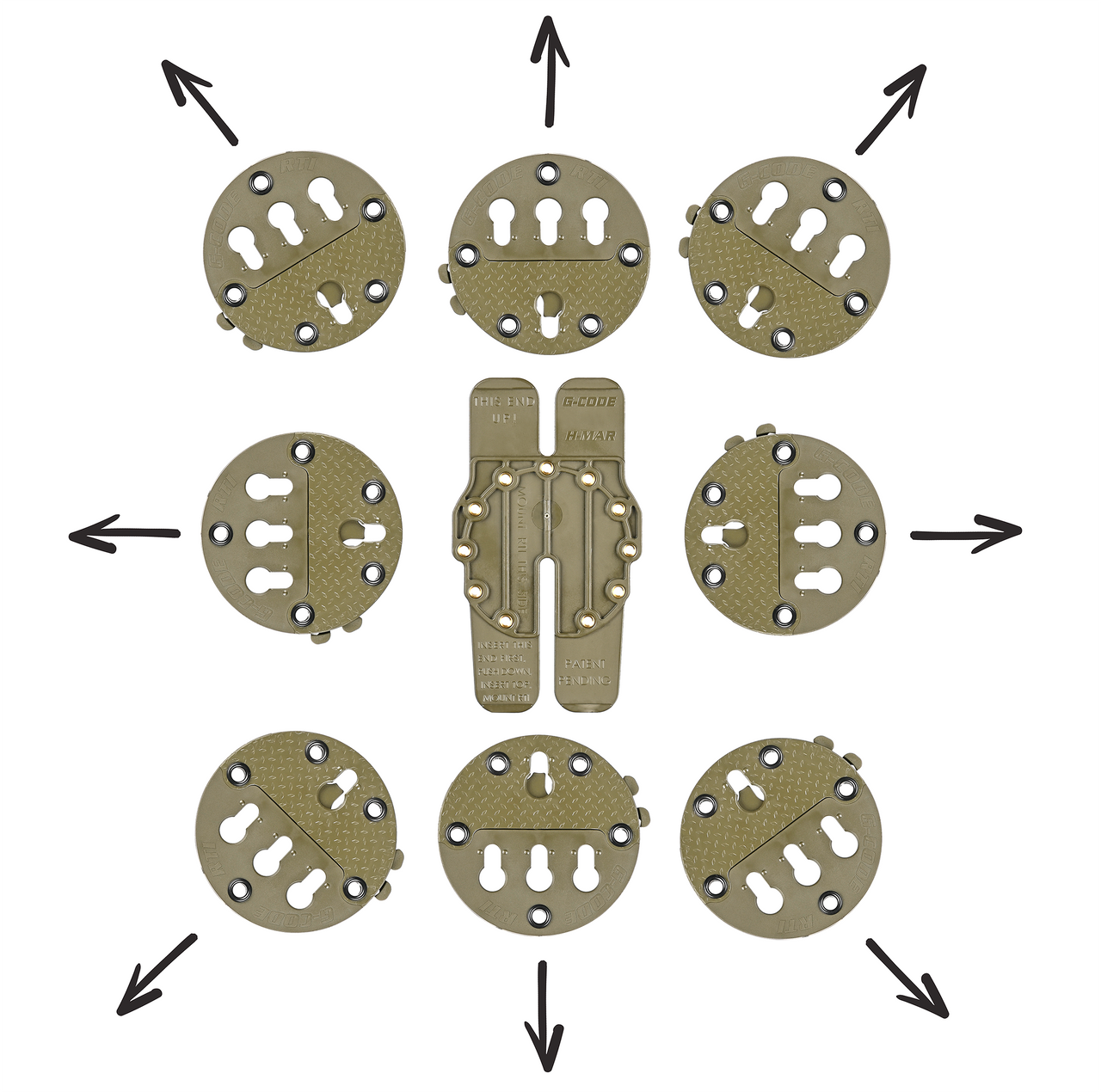 RTI H-MAR MOLLE Adaptor (GCA42) from G-Code