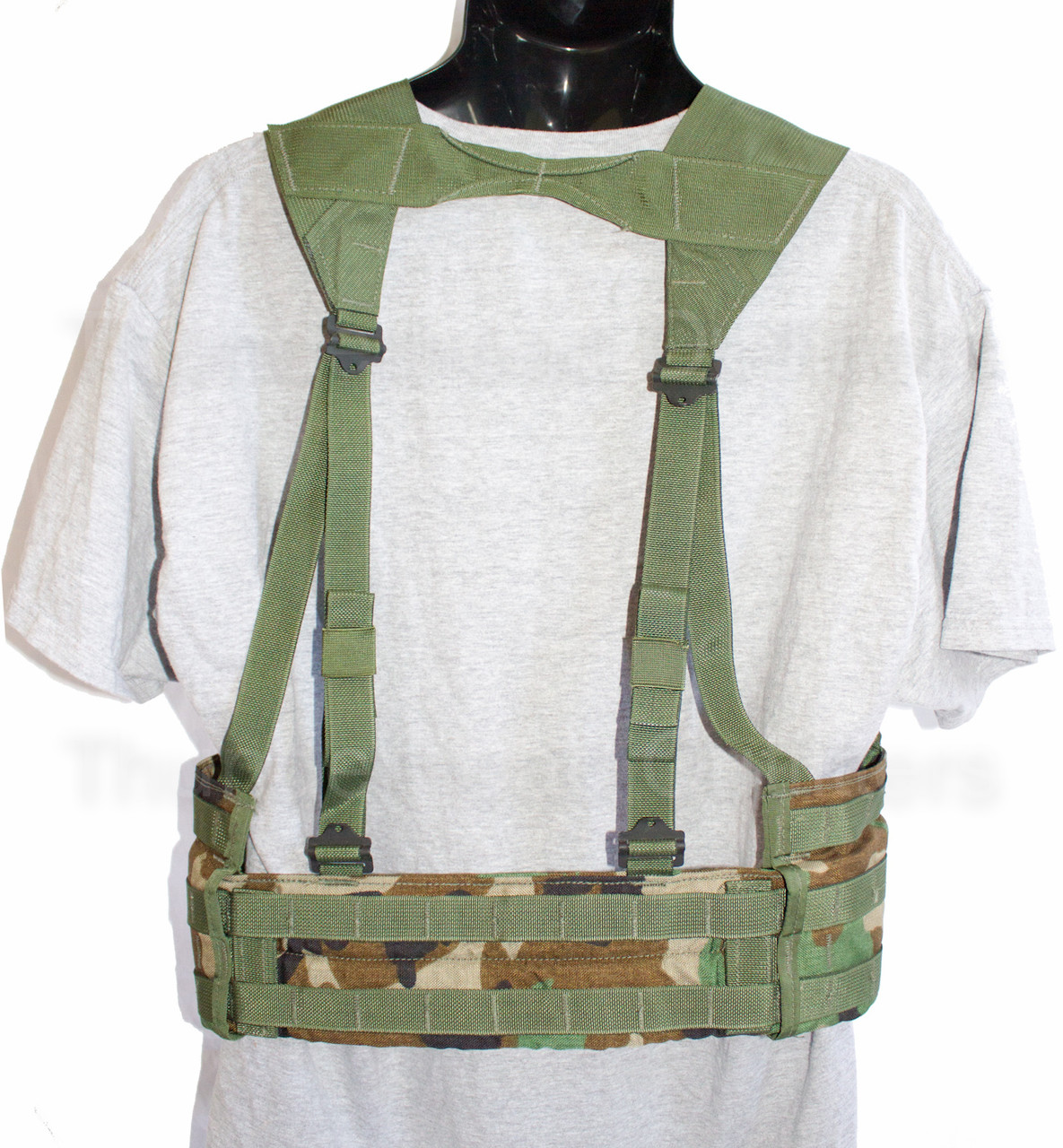 Fighting Load Carrier Vest with Zipper, USGI: US Military Surplus