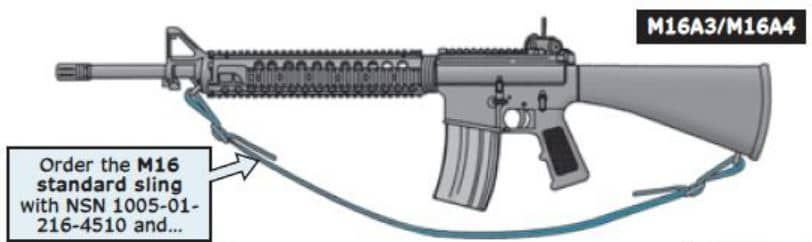 USGI M16A1 Silent Sling, USGI: US Military Surplus