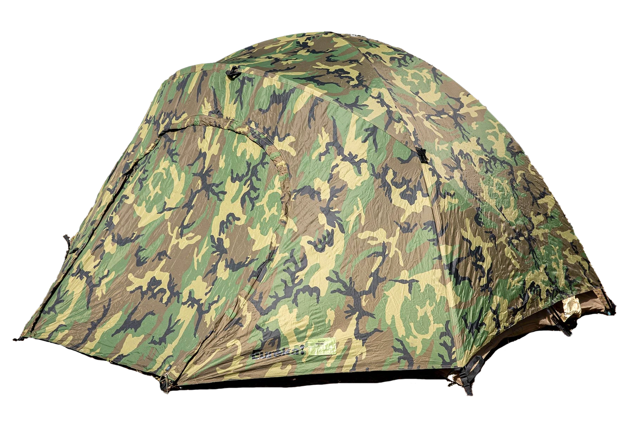 USMC 2-Person Combat Tent, Woodland, USGI: US Military Surplus