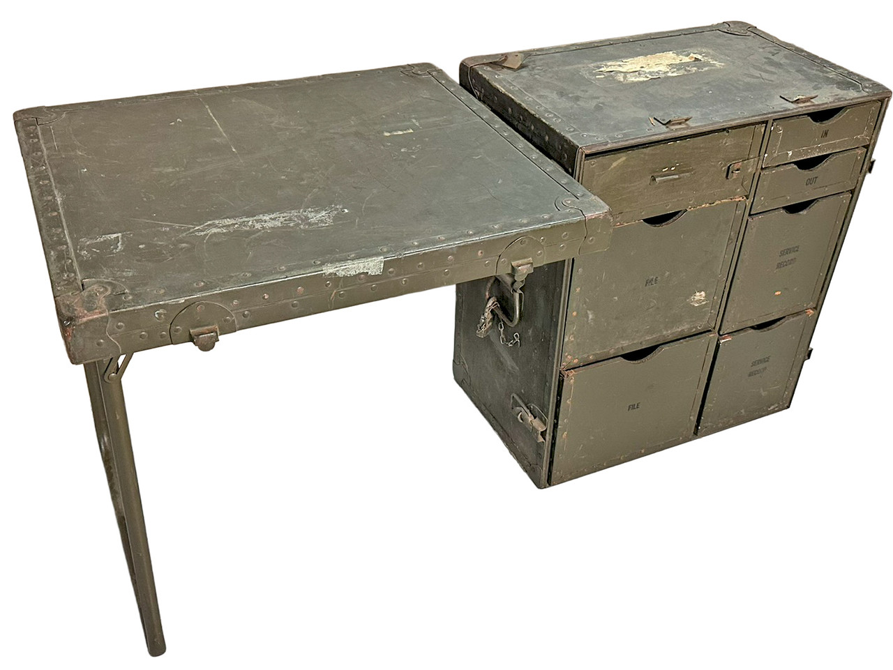 US M1952 Field Desk, Used #2, USGI: US Military Surplus