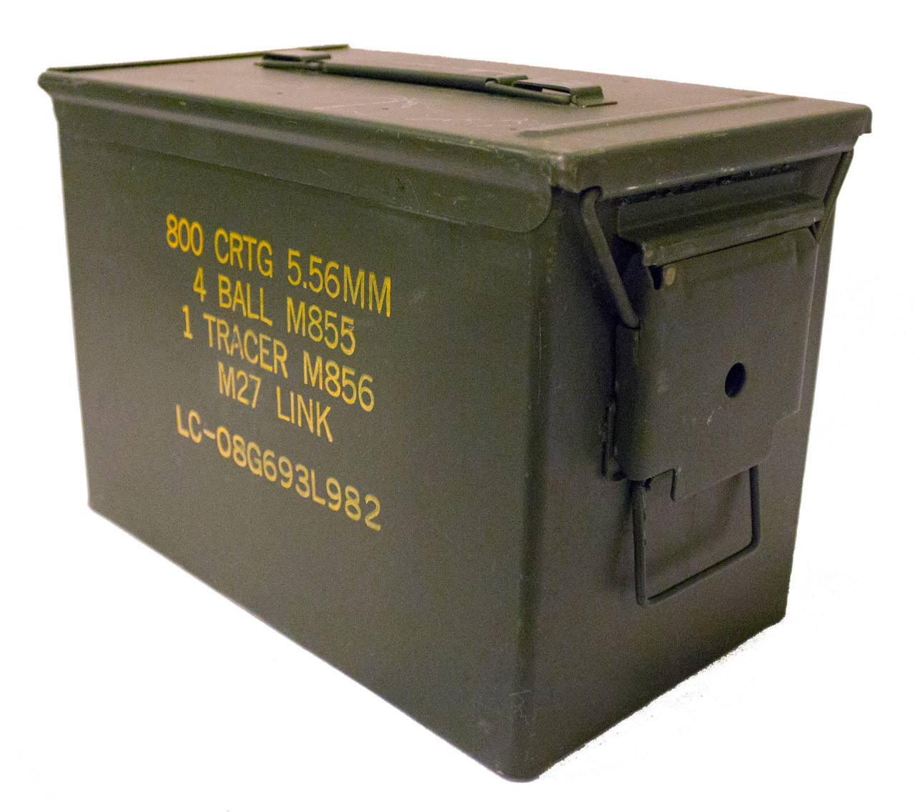 Fat 50 Caliber Ammo Can (SAW Box), USGI: US Military Surplus