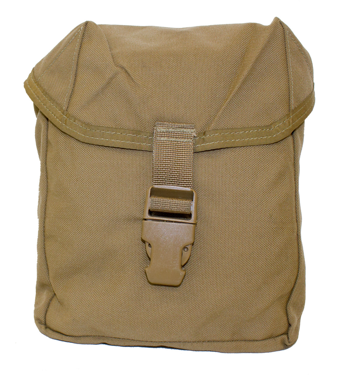 Individual First Aid Kit Pouch, Coyote, USGI: US Military Surplus