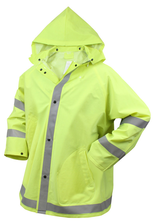 Rothco Safety Reflective Rain Jacket - Thunderhead Outfitters