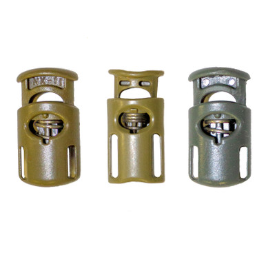 Barrel Cord Lock, 1", USGI: US Military Surplus