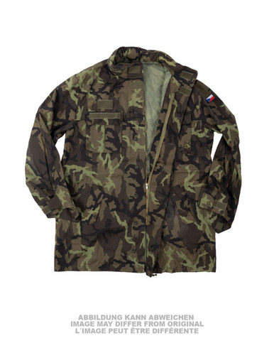 Czech Vz 95 Camo Parka without Liner, Czech Military Surplus