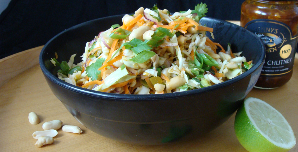 Asian Peanut and Tamarind Slaw - Jenny's Kitchen