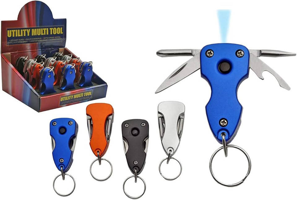 12 Pc Assorted Multi Tool Display - North American Outdoor Supplies