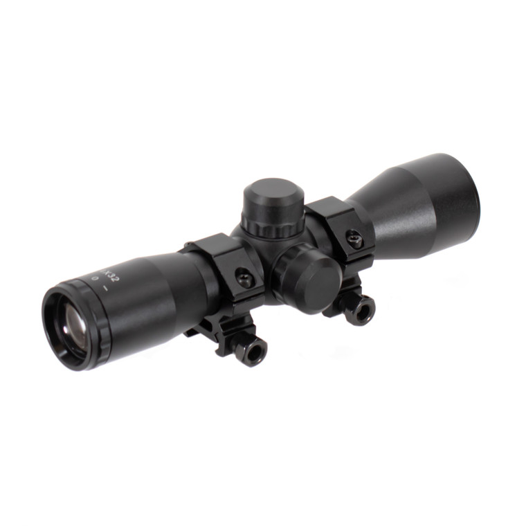 Aim Sports - Tactical - Rifle Scope - 4X32mm - Rangefinder Reticle