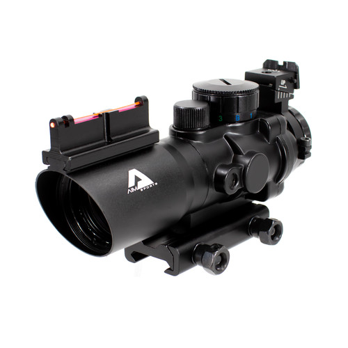 Aim Sports - Prismatic - Rifle Scope - 4X23mm - Rapid Ranging Reticle