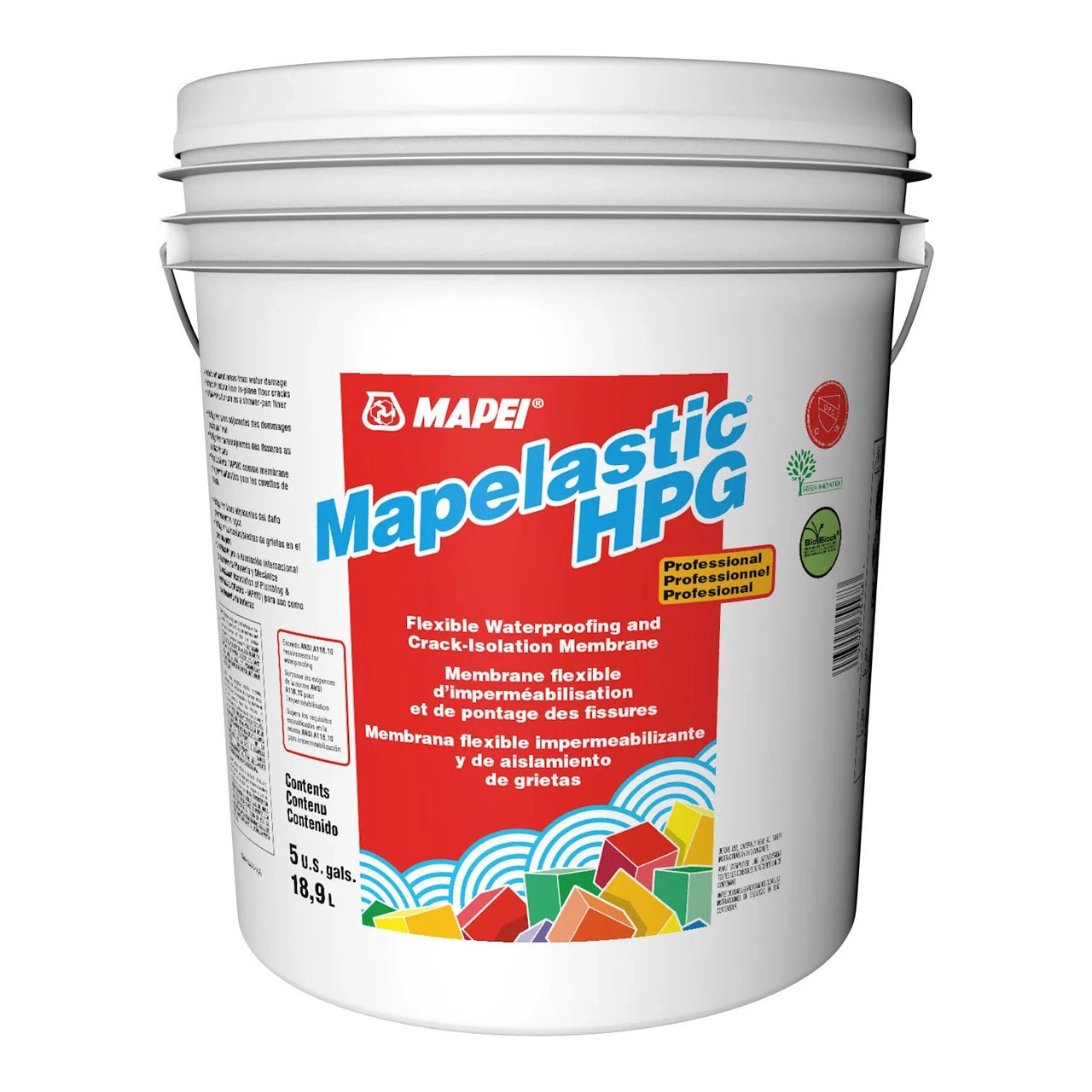 Available Now: Mapelastic HPG Waterproofing Membrane in 5 gal.