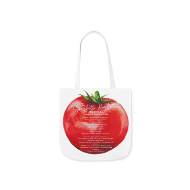 Tomato Marinara Canvas Tote Bag - Spaghetti Righetti