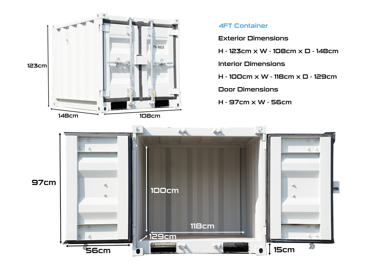 4ft Mini Shipping Container