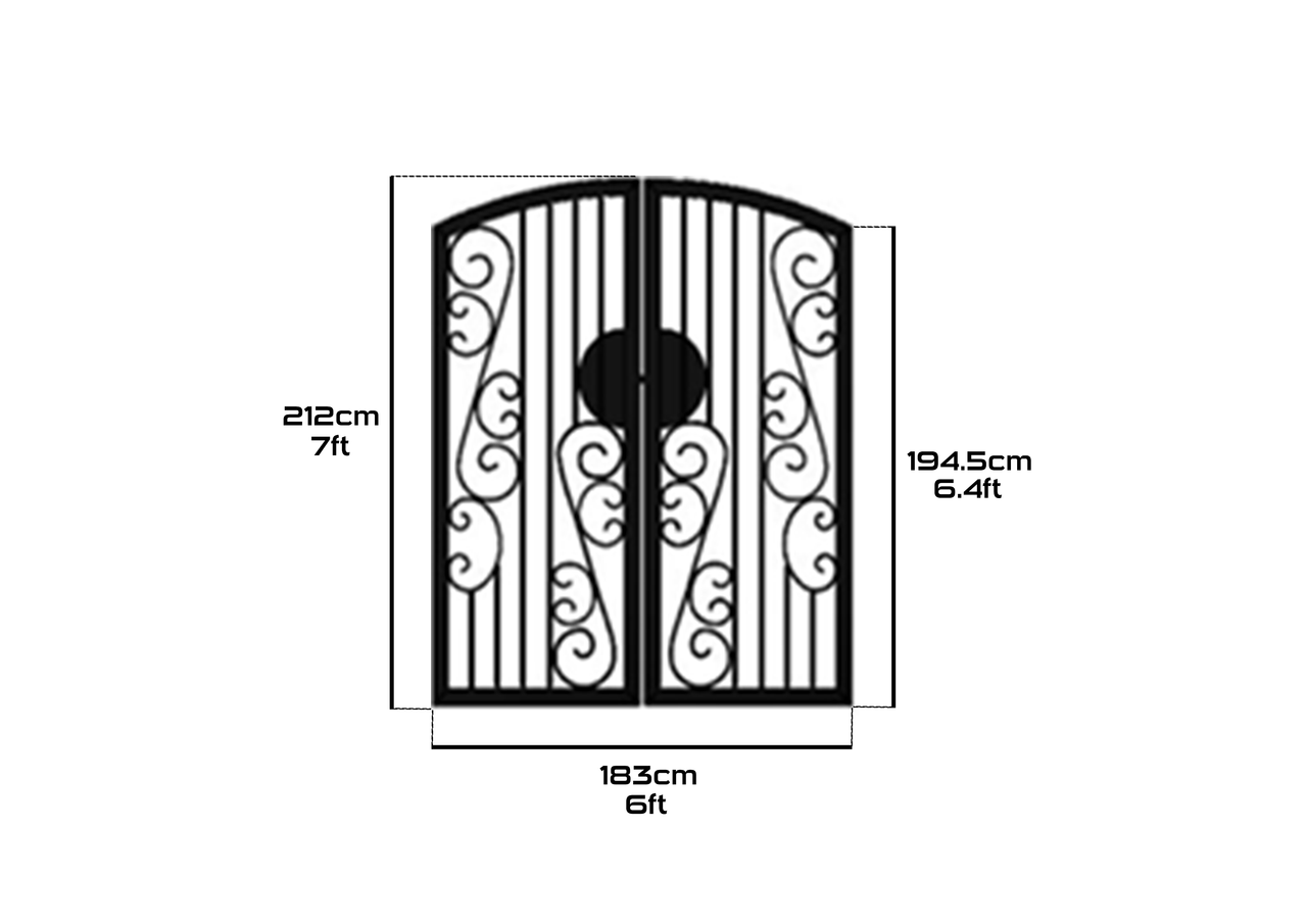 6ft x 7ft Pedestrian Gate