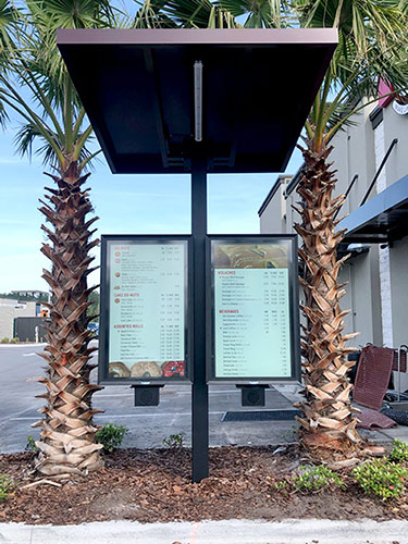 Outdoor Digital Menu Board Guide and Affordable Solutions - The Display ...