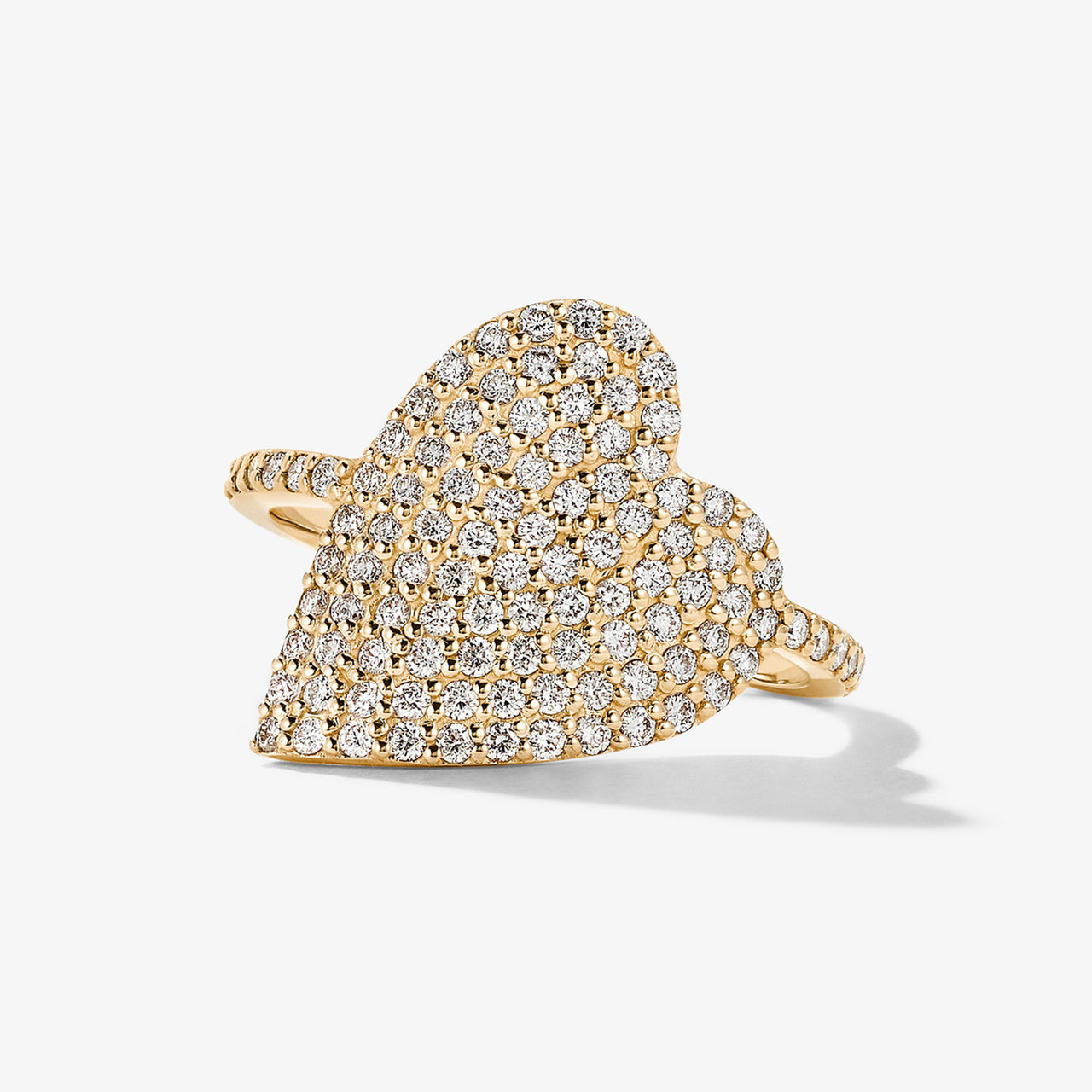 Lana Jewelry Flawless Heart Ring White