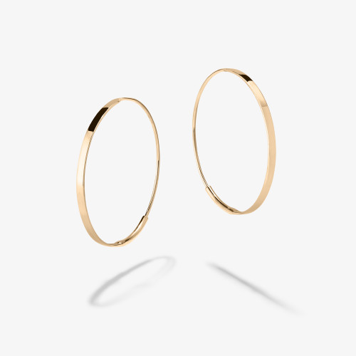 Small Flat Magic Hoops - LANA