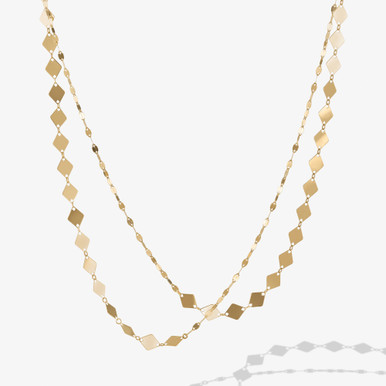 Double Strand Necklace - Kite and Chain - LANA