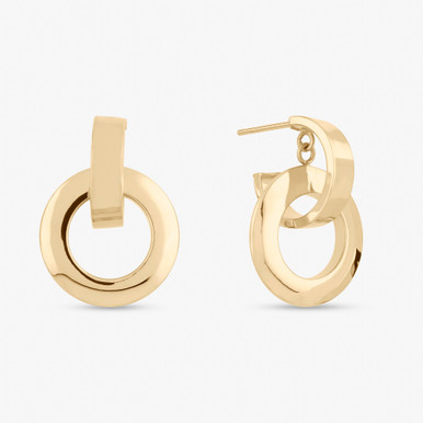 SMALL MOVEABLE HOLLOW LOOP HOOPS