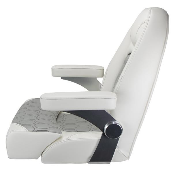 Relaxn Nautilus Premium Boat Seat - White/Grey (293942) | Boat Seats ...