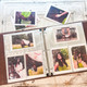 Personalized Leather Photo Binder with Slide-in Clear Sleeves - Blue ...