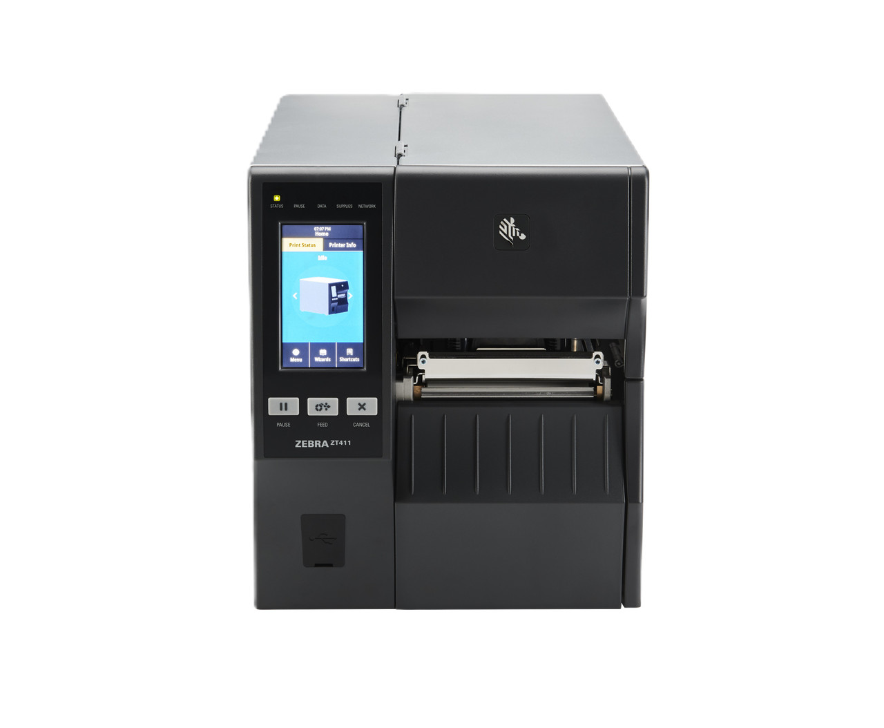 ZT411 TT Printer ZT411; 4, 203 dpi, Euro and UK cord, Serial, USB, 10/ ...