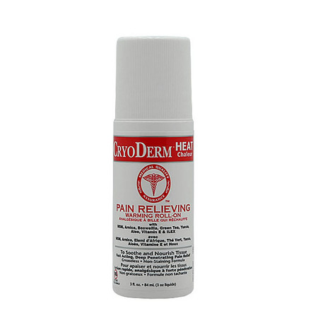 Cryoderm Heat 3 oz Roll-on | Pain Relief Creams | Vitality Depot