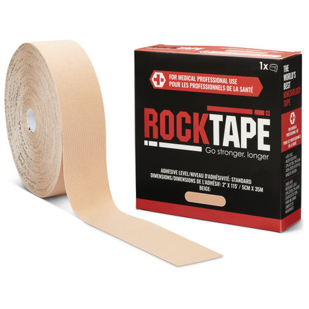 Standard BEIGE Kinesiology Tape Bulk Roll by Rocktape - Vitality Depot