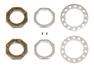 ROCKWELL AXLE NUT KIT (2 ENDS) === 3443